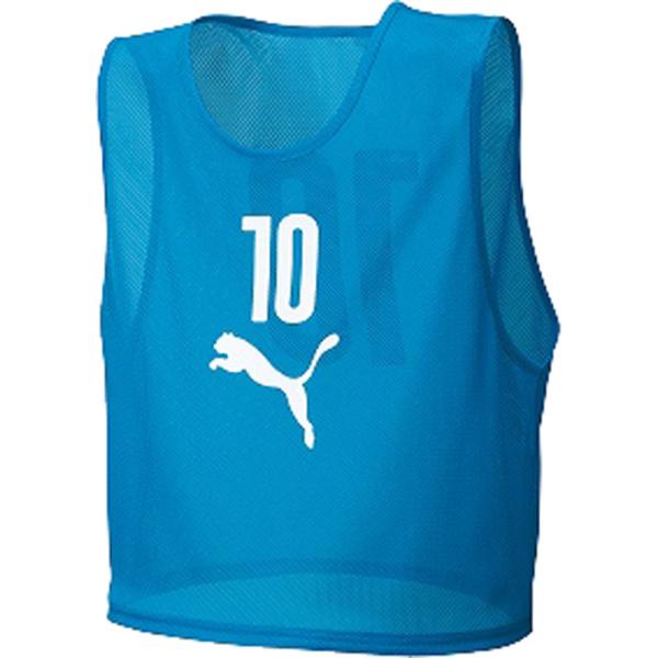 プーマ PUMA ビブスセット 10枚組 フットサル ゼッケン ベスト チーム分け 班 番号入り 部活 クラブ活動 サークル 練習 試合 大会 学校 体育 球技大会 授業  920604 03　サッカー　袋付10枚組みビブスセット。2-11...