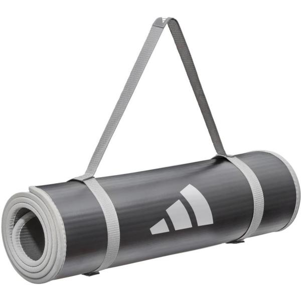 アディダス adidas adidas トレーニングマット スポーツ  ADMT12235 GR　クッション性の良いパッド入りリバーシブルトレーニングマットです。持ち運びに便利なキャリーストラップが付属されています。丸めてコンパクトに収納、...