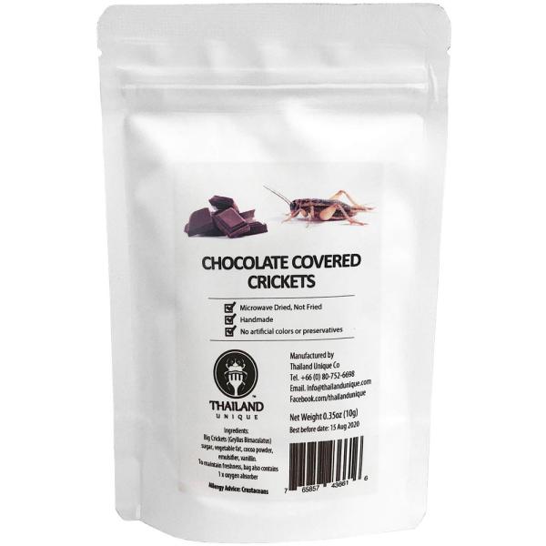ジェイアールユニーク JR Unique Chocolate coated big crickets チョコレートコオロギ スポーツ  TIU2002　昆虫食のリーディングカンパニーJR Unique foods ? 社の商品です。 コオロ...