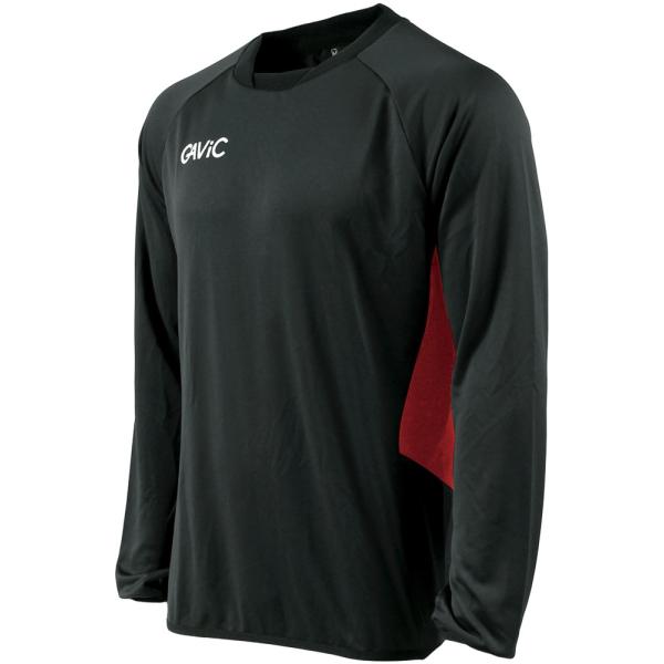 ガビック GAViC ジュニアトレーニングトップ  GA0622 BLKRED　サッカー  爆買
