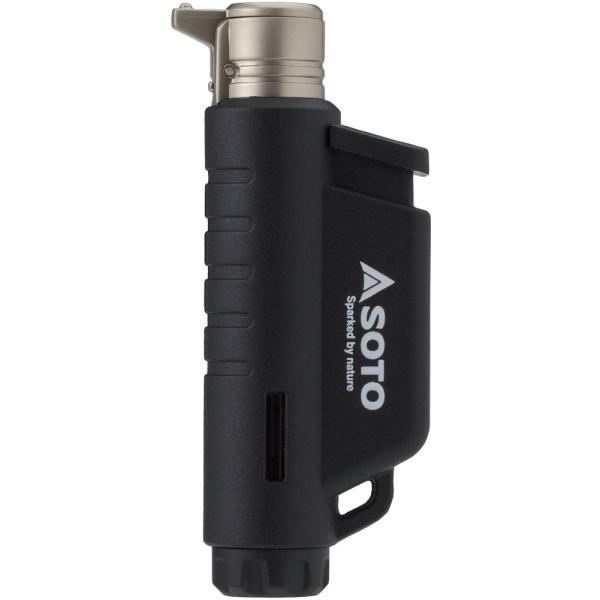 ソト SOTO マイクロトーチCOMPACT コンパクト ブラック ST-485BK 耐風バーナー 小型 着火 点火 登山 キャンプ バーベキュー 防災 停電対策 災害対策  ST485BK　アウトドア　手のひらに、すっぽり収まる超小型強力...