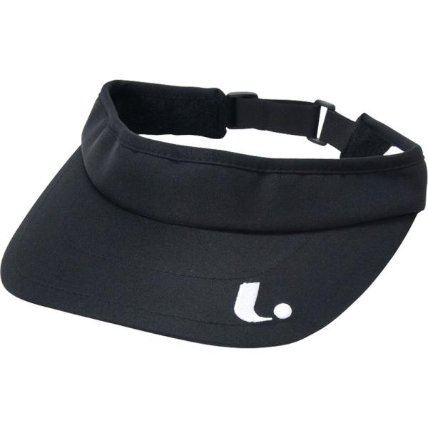 ルーセント LUCENT Ladies サンバイザー ブラック 黒 女性 帽子 日除け 日焼け防止 熱中症対策 ソフトテニス 軟式テニス 硬式テニス 部活動 クラブ活動 サークル  XLE1859　テニス　ゴムアジャスター式。ワンポイントロ...