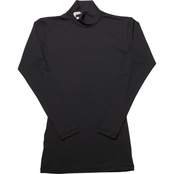 ルーセント LUCENT Uni 長袖インナーTシャツ ハイネック 黒色 ブラック 吸汗速乾 アンダーウェア アンダーシャツ トップス ウェア メンズ レディース 男性 女性  XLH5029　テニス　吸汗速乾に優れたインナーTシャツです。...