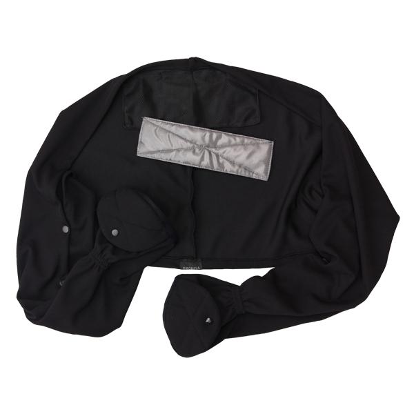 クールビット coolbit UVボレロ クールマックスファブリック チタン 抗菌 防臭 帯電防止 保水ポケット オールシーズン 爽快 涼感 防寒対策 熱中症対策 UVガード 指先 冷感  CL1TB　使い方3WAYの冷感UVボレロ。炎天下...