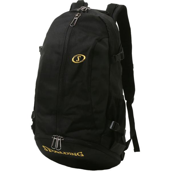 スポルディング SPALDING ケイジャー cager ゴールド バックパック 40-007GD リュックサック バスケ ボール収納 シューズ収納 大容量 室内球技 通学 部活 運動部  40007GD　バスケット　バスケットプレイヤーの...