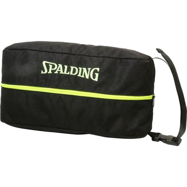 スポルディング SPALDING シューズバッグ ライムグリーン 42-002LG バッグ シューズケース バスケットボールシューズ バッシュ バスケ用品 部活 体育館 シューズ収納 バスケ部  42002LG　バスケット　人気のシューズバ...