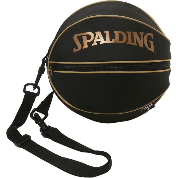スポルディング SPALDING ボールバッグ ゴールド 49-001GD バスケットボール ボールケース 7号球 1球入れ 持ち運び バスケ 通学 バスケットバッグ バッグ 球技 備品  49001GD　バスケット　7号球を1球収納可能な...