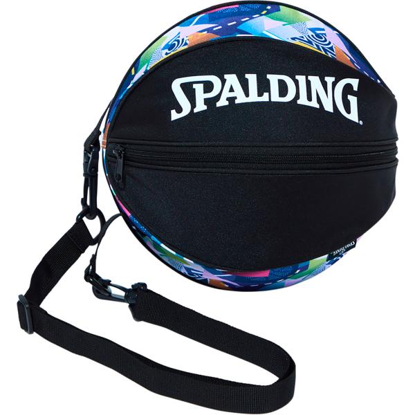 スポルディング SPALDING ボールバッグ ジオメトリック 49-001GE バスケットボール ボールケース 7号球 1球入れ 持ち運び バスケ 通学 バスケットバッグ 球技 ボール備品  49001GE　バスケット　バスケットコートを...