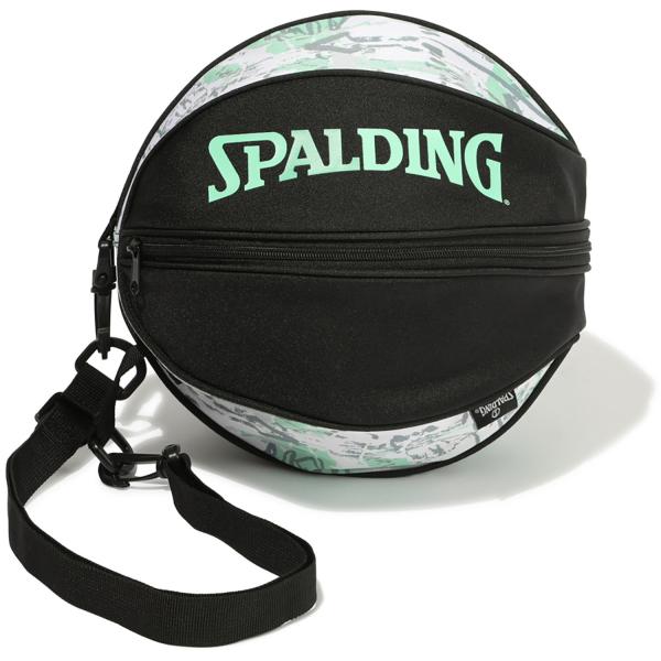 スポルディング SPALDING ボールバッグ グラフィティ ミント×ホワイト 49-001GMW 49001GMW　バスケット　ストリートアートをイメージした鮮やかなグラフィティ柄を配色で左右に配したデザインのボールバッグ。