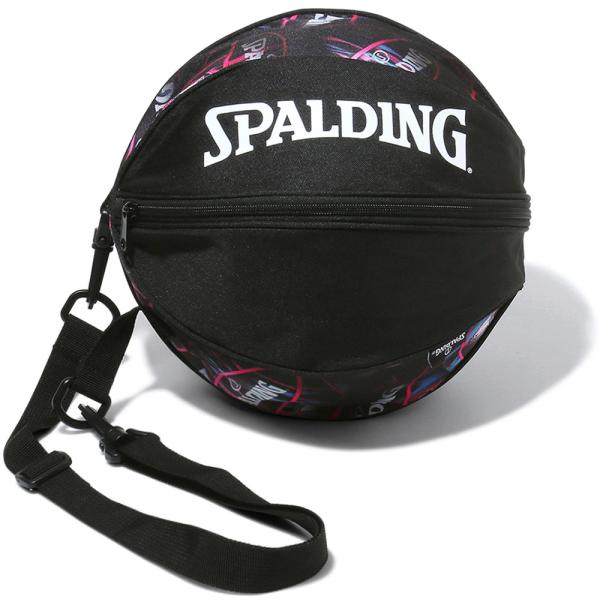スポルディング SPALDING ボールバッグ マーブル ブラックネオン 49-001MBN バスケットボール ボールケース 7号球 バッグ 1球入れ 持ち運び バスケ 通学 バスケットバッグ  49001MBN　バスケット　マーブルブラッ...