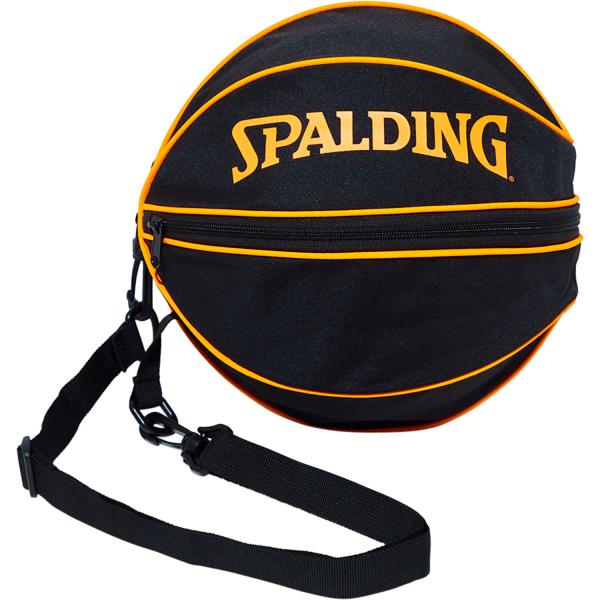 スポルディング SPALDING ボールバッグ ネオンオレンジ 49-001NO バスケットボール ボールケース 7号球 1球入れ 持ち運び バスケ 通学 バスケットバッグ 球技 ボール備品  49001NO　バスケット　ネオンカラーが映え...