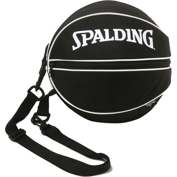 スポルディング SPALDING ボールバッグ ホワイト 49-001WH バスケットボール ボールケース 7号球 1球入れ 持ち運び バスケ 通学 バスケットバッグ 部活 球技 ボール備品  49001WH　バスケット　7号球を1球収納可...
