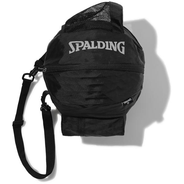 スポルディング SPALDING ボールバッグプロ シェル ブラック 49-010BK 49010BK　バスケット　BALL BAG PRO から多層構造の軽量な生地を採用したニューモデルが登場。耐水性の高い生地を採用。ロゴにリフレクターを...
