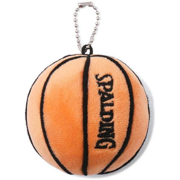 スポルディング SPALDING キーチェーン プラッシュ バスケットボール 51-003 オレンジ キーホルダー チャーム 中学 高校 大学 部活 バスケ部 アクセサリ 引退 卒業 プレゼント  51003　バスケット　柔らかな手触りが特...