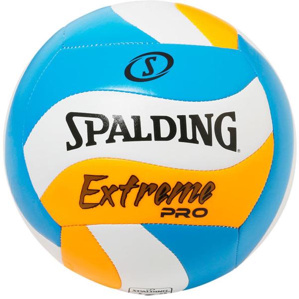 スポルディング SPALDING エクストリームプロ ウェーブ ブルー×オレンジ 5号球 72-198Z  72198Z　バレーボール 　レクリエーションレベルのバレーボール。屋内・屋外・ビーチなど様々な場面で使用できます。