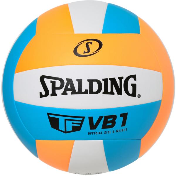 スポルディング SPALDING VB1 ネオンオレンジ×ホワイト×ブルー SZ4 72418J　バレーボール 　ソフトなカバー素材を使用した、レクリエーション向けバレーボール。  爆買