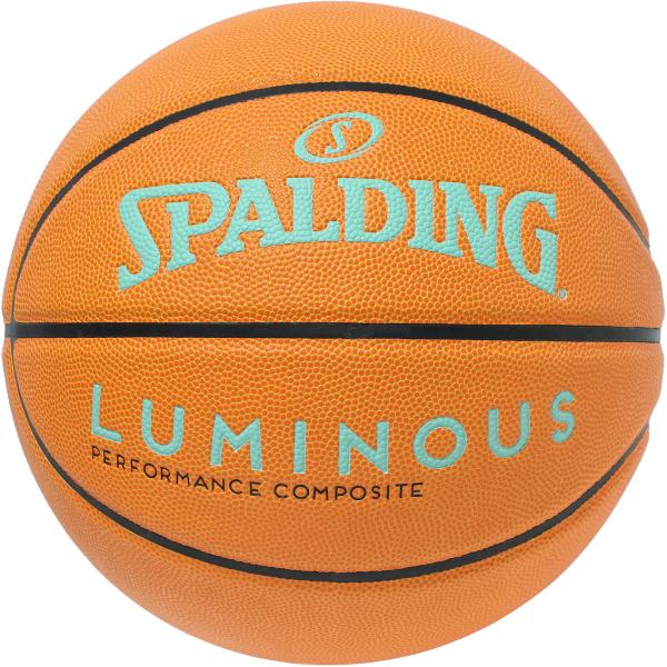 スポルディング SPALDING ルミナス ブラウン×ミント   ブラウン×ブラック   77986J　バスケット　ネオンカラーのロゴとチャネルが目を引く LUMINOUS シリーズ。クッション性に優れた厚みのあるカバー素材を使用することで...