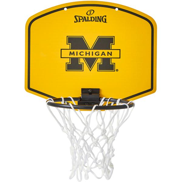 スポルディング SPALDING マイクロミニ ミシガンメイズ アイコンロゴ 部屋 ミニバスケットゴール インテリア ミニボール キッズ 小学生 シュート 79-054J MICHIGAN  79054J　バスケット　MICHIGANのアイ...