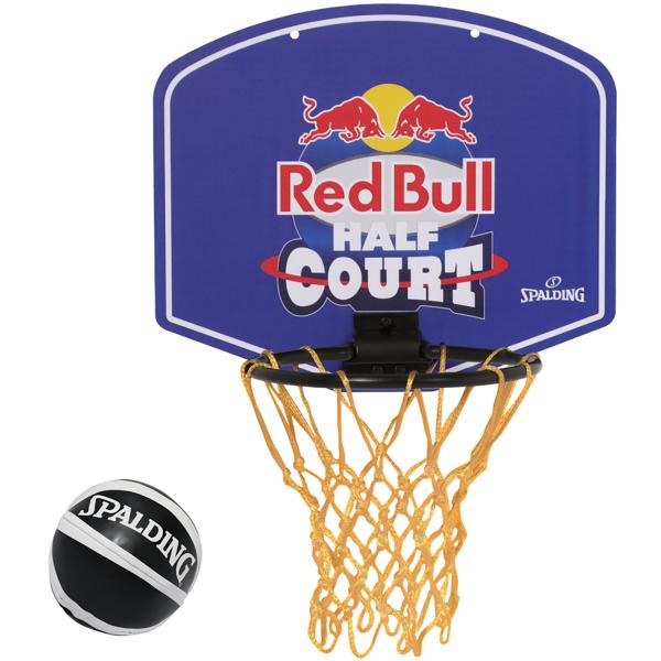 スポルディング SPALDING マイクロミニ レッドブル ハーフコート 2 79-091Z 79091Z　バスケット　REDBULL HALF COURT デザインのマイクロミニ。ゴールドカラーのネットがポイント。