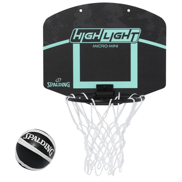 スポルディング SPALDING マイクロミニ ハイライト ミント 79-103J 79103J　バスケット　大人気ラバーボール HIGHLIGHT MINT デザインのマイクロミニ。