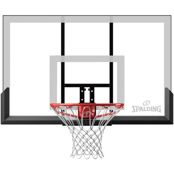 スポルディング SPALDING 【メーカー直送品】 50インチ アクリル コンボ バスケットボールリング 50インチ 屋根 ポール 接続可能 バスケットゴール バスケ 自宅練習 シュート  791836JP　バスケット　シンプルなデザイン...