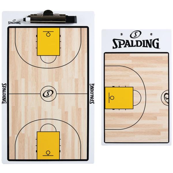 スポルディング SPALDING コーチングボード メンズ レディース バスケットボール バスケ部 監督 作戦会議 マーカー付き フルコート ハーフコート 戦術 ミーティング 試合 大会 練習  8393SPCN　バスケット　マーカー付きで...