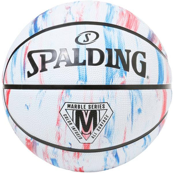 スポルディング SPALDING マーブル トリコロール 6号球 84-408Z バスケットボール ボール SZ6 中学生以上 屋外向き 耐久性 部活 バスケ 練習 自宅 バスケ部 球技  84408Z　バスケット　アウトドアでのプレーに適...