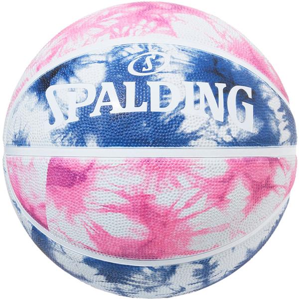 スポルディング SPALDING タイダイオーセンティック 6号球 バスケットボール ピンク ブルー バスケ ボール 中学生以上 屋外向き 耐久性 部活 バスケ 練習 自宅 バスケ部 球技  84498J　バスケット　アパレル・バッグと同シ...