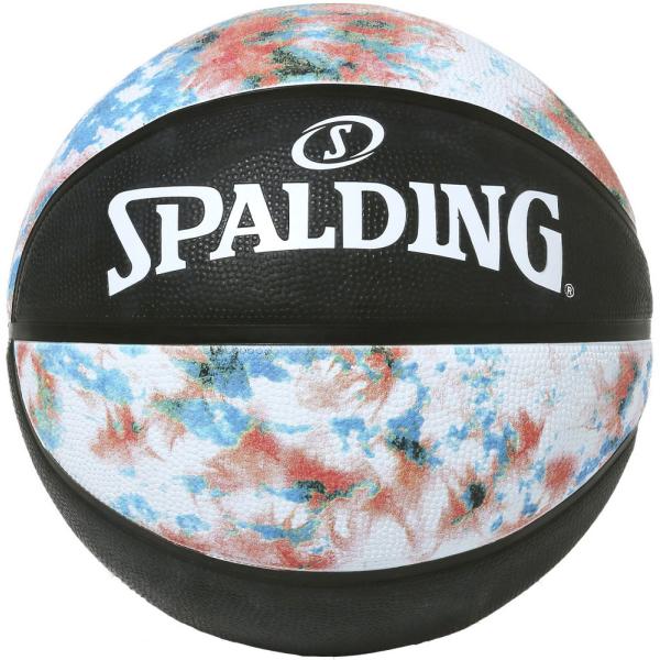 スポルディング SPALDING タイダイマーブリング SZ5 バスケットボール 84-669J ブラック 屋外向け 耐久性 5号球 小学生 ミニバス 入門 体育館 自宅 シュート バスケ  84669J　バスケット　鮮やかなカラーのタイダ...
