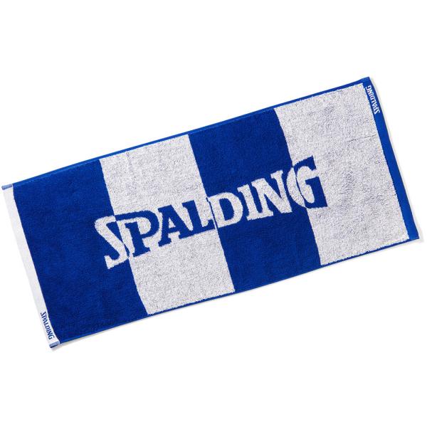 スポルディング SPALDING ジャカードタオル ボーダー ブルー タオル スポーツタオル 抗菌防臭 吸水力抜群 今治産 今治タオル ギフト プレゼント 贈り物 バスケ用品 バスケットボール  SAT211090　バスケット　今治産の高品...