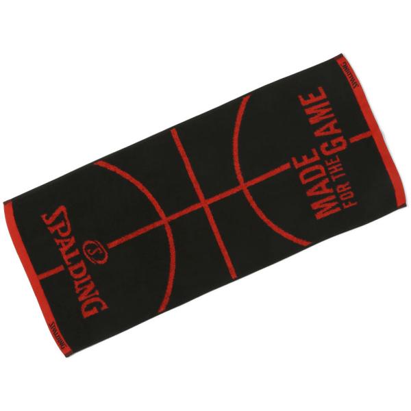 スポルディング SPALDING ジャカードタオル ボールモチーフ レッド タオル スポーツタオル 抗菌防臭 吸水力抜群 今治タオル ギフト プレゼント 贈り物 バスケ用品 バスケットボール  SAT211120　バスケット　今治産の高品質...