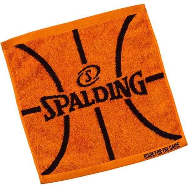 スポルディング SPALDING ジャカード スクエア タオル ボールモチーフ オレンジ バスケットボール シャワー ジャガードタオル 抗菌防臭 吸水 今治タオル ギフト プレゼント 贈り物  SAT211250　バスケット　バスケットボー...