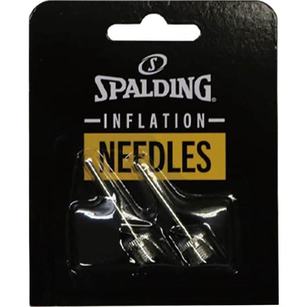 スポルディング SPALDING インフレーションニードル  SIN0012　バスケット　空気針 2 本入りセット。デュアルアクションポンプ対応。空気圧計デュアルアクションポンプ対応。  爆買
