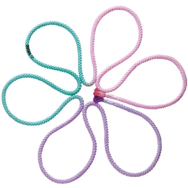 ササキ SASAKI 3色ロープ F.I.G.認定品 M-280G-F カラーロープ ナイロンロープ 試合検定品 大会 公式戦 部活 エクササイズ ジム 練習 トレーニング 演技  M280GF　新体操　3つの色を使ってカラフルに仕上げた美...