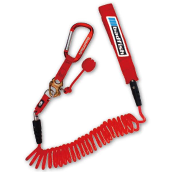 バッドフィッシュ badfish 8 コイルド レ リーシュ  40309　アウトドア　カラビナ付きスナップシャックル、ベルクロ脱着リーシュ、プルリリースシステム  爆買