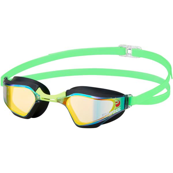 スワンズ SWANS レーシングクッション付き スイミングゴーグル ミラータイプ SR-72MPAFAB メンズ レディース 大人 水泳 競泳 抗菌 WA承認 曇り止め UVカット  SR72MPAFAB　スイミング　流水抵抗の低減を実現し...