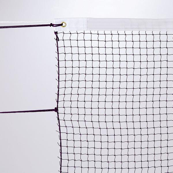 三和体育 バドミントンネット 正式サイズ 学校 体育 部活動 クラブ活動 授業 練習 備品 器具 用具 用品 補修 補強 修繕 修理 メンテナンス コットン  S0446　バドミントン 　正式サイズのコットン製バドミントンネット。