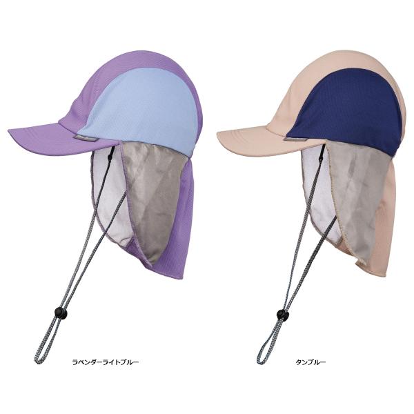 リーフツアラー Reef Tourer ジュニアUVキャップ UVカット 熱中症対策 こども用 外遊び 帽子 日よけ付き 首元ガード 冷感 ジュニア プール シュノーケリング 海 海水浴 水遊び  RA5006　マリン　チタンメッシュを採用...