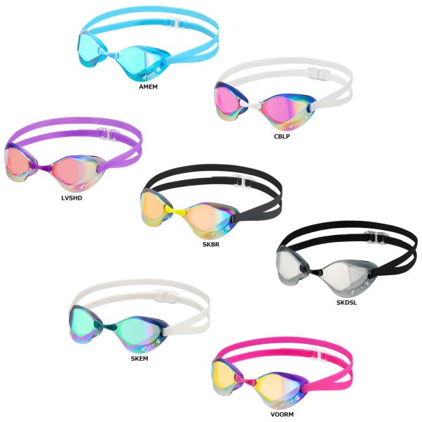 ビュー VIEW BLADEF スイミングゴーグル レーシングゴーグル 低抵抗モデル くもり止め機能10倍 SWIPE機能 水泳用品 競泳 プール 鼻ベルトスペア付 前方視界  V122ESAM　スイミング　前方視界が大幅に向上したBLAD...