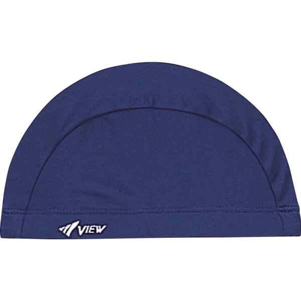 ビュー VIEW 子供用 2WAYトリコットキャップ ジュニア キッズ スイミング プール フィットネス 水着 授業 学校 水泳帽 スクール クラブ 体育 スイムキャップ  V46 NBL　スイミング　タテ、ヨコ2方向に伸びるトリコット生地...