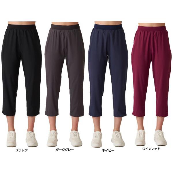 ジーフィット G-FIT エアパン クロップドパンツ ヨガ ピラティス トレーニング ジム フィットネス 宅トレ ウエア ズボン ドローコード 軽量 速乾 細見え効果 バックデザイン  GAN209PP　細見え効果のあるバックデザインがポイ...