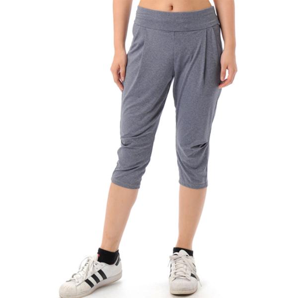 ジーフィット G-FIT エアSTRETCH ルーズフィットカプリ フィットネスウェア GF-L979S 軽量感 2WAYストレッチ SPF50+ ゆったり ヨガ ジム トレーニング  GFL979S HNV　2WAY STRETCH FA...