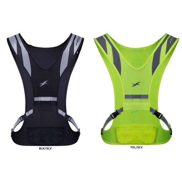 フィットレティック FITLETIC Glo Vest  GLOJ　360度パーフェクトな視認性で早朝やナイトランでも安全性を確保。ランニング、サイクリング、ウォーキングetc…あらゆるスポーツに最適。  爆買