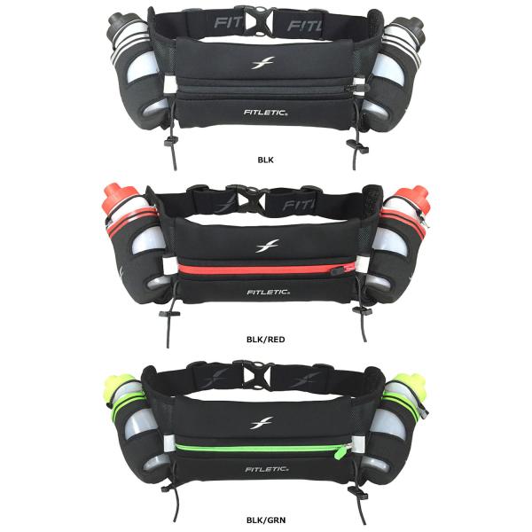 フィットレティック FITLETIC Hydra 16  HD08J　揺れにくく、防水ネオプレーン素材を使用したポーチに、キャップの開閉なしに片手で水分補給可能な独自のハイドレーションシステム搭載。  爆買