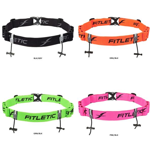 FITLETIC フィトレティック Race II  RN06J　エナジージェルを最大6個まで装着できるゼッケンホルダー付き超軽量ランニングベルト。  爆買