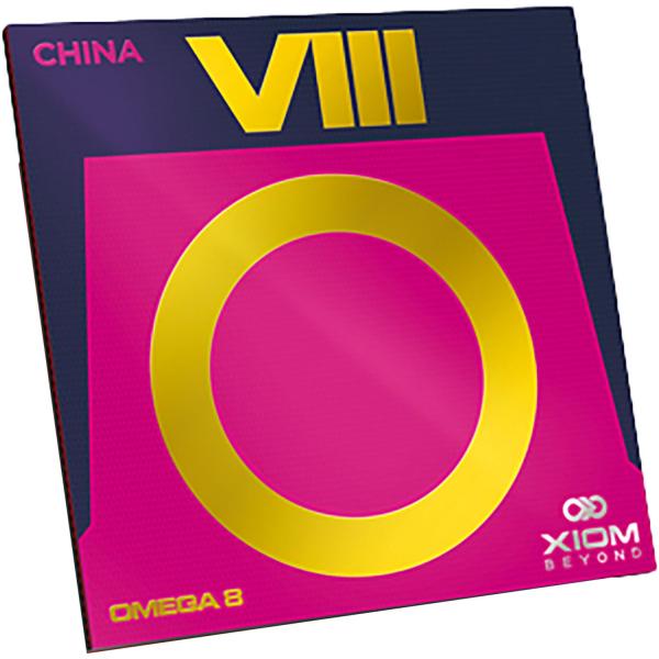 エクシオン XIOM オメガVIII チャイナ ラバー 裏ソフト スピン 回転 コントロール  11411　卓球　伝統的な中国式粘着ラバーの品質を安定させ、スピンをかけられるX-FACTOR中国ラバー。瞬間的なインパクトによるスピン力と優れ...