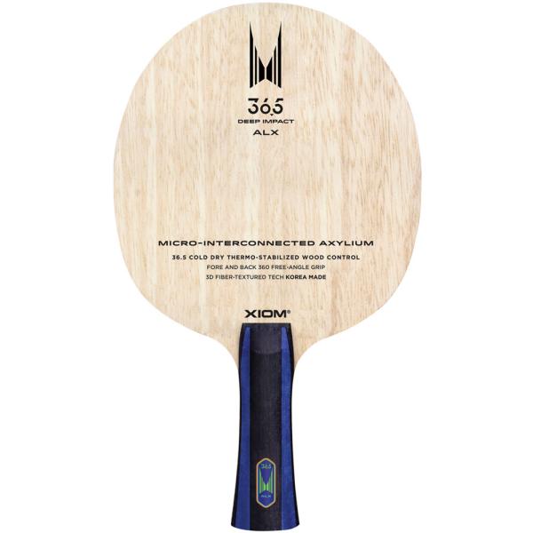 エクシオン XIOM 36.5 ALX 攻撃用シェークラケット FL フレア シェークハンド 低温乾燥ブレード・アウター ハード スピード 連打 軽快感 スポーツ 部活 試合 体育  20401　卓球　【フラット&amp;ドライブで自在な攻...
