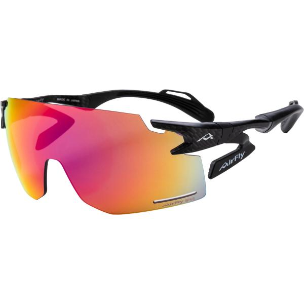 エアフライ Airfly AF301BKシリーズ非調光レンズ装着モデル メガネ 鼻パッド無し サイドパッド 熱中症対策 サングラス 跡付かない 鼻 汗 軽量 長時間 ストレス軽減  AF301C3BK　世界初、世界特許取得の鼻パッドがないス...