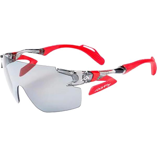 エアフライ Airfly 鼻パッドがないスポーツサングラス AF-302 C-1 クリアグレー WP 偏光グレーワイドプロテクトレンズ装着  AF302C1WP　世界初、世界特許取得の鼻パッドがないスポーツサングラスの主に女性向けに開発され...