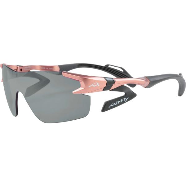 エアフライ Airfly AF302SP 偏光レンズ 組込みセット ピンク 偏光グレーSP サングラス 世界特許取得 鼻パッド無し サイドパッド 女性 軽量 長時間 アフターフォロー  AF302C4SPG　世界初、世界特許取得の鼻パッドが...